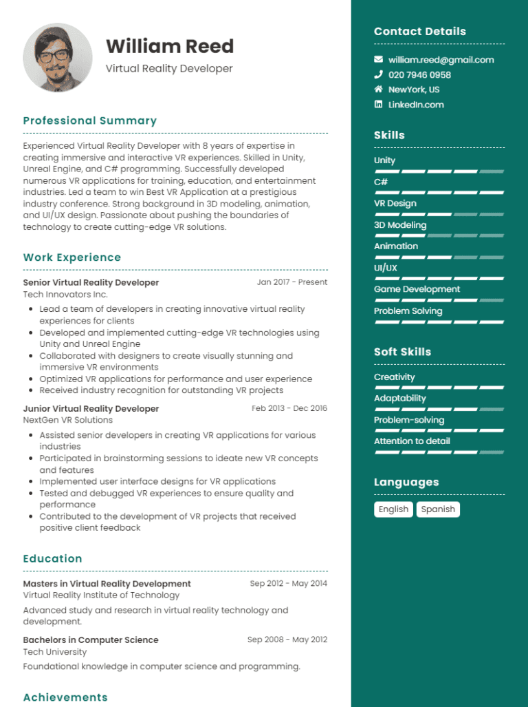 Free online CV Maker and Resume Builder with AI