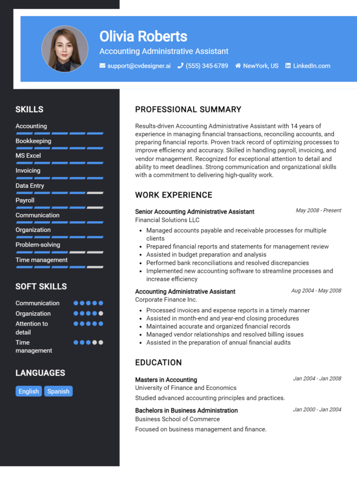 14 Accounting Officer Resume Examples And Templates For 2024 