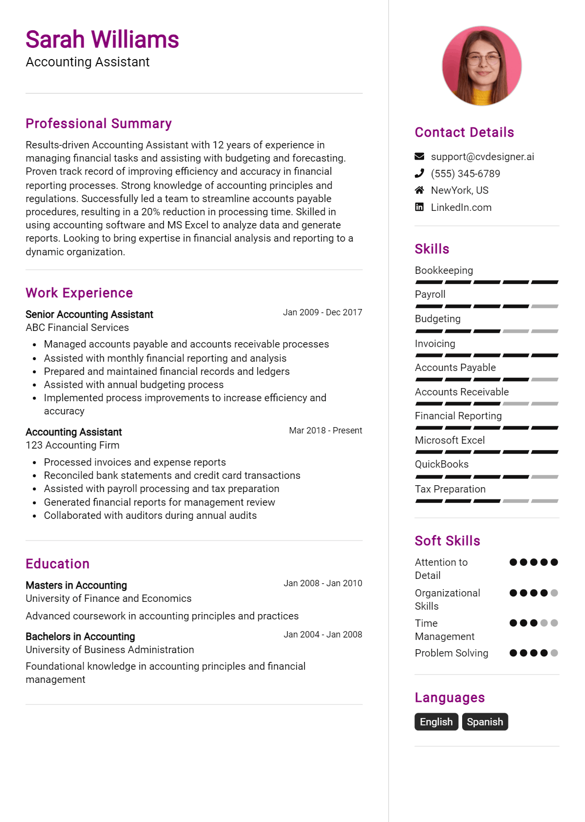 14 Accounting Officer Resume Examples And Templates For 2024 