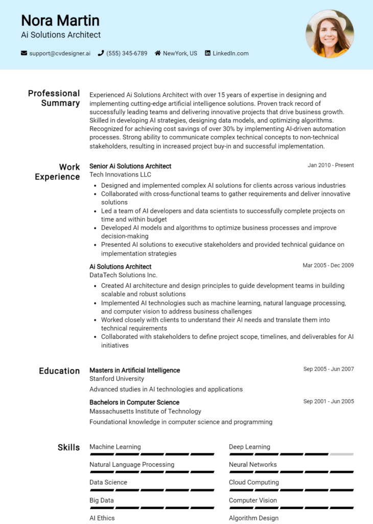 10 Natural Language Processing (NLP) Engineer Resume Examples for 2024 - CVDesigner.ai