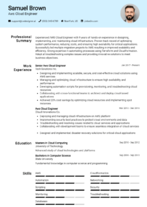 10 AWS DevOps Engineer Resume Examples for 2025: Free Templates ...