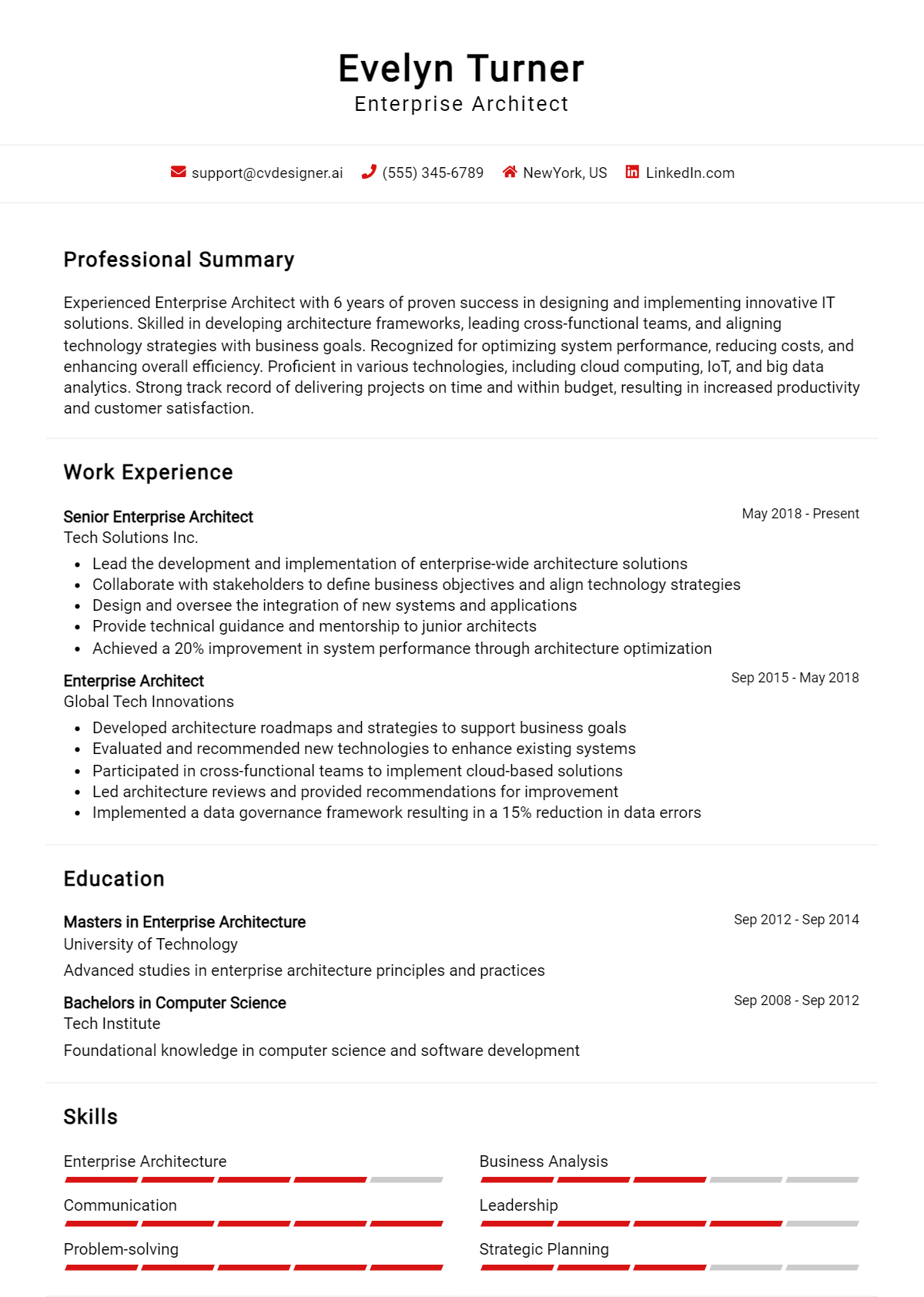 16 Solution Architect Resume Examples And Templates for 2024 ...
