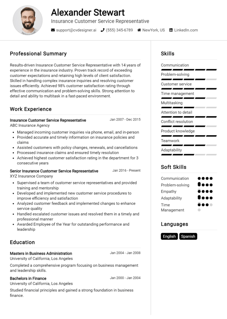 9 Bilingual Customer Service Resume Examples And Templates for 2025 ...