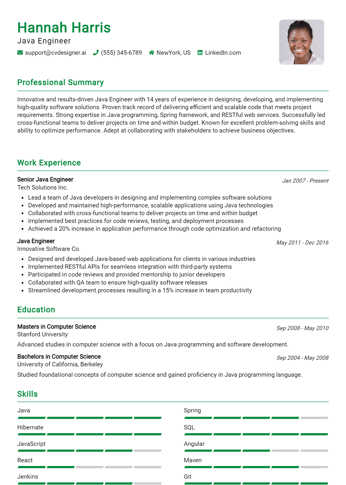 12 Java Software Engineer Resume Examples And Templates for 2024 ...