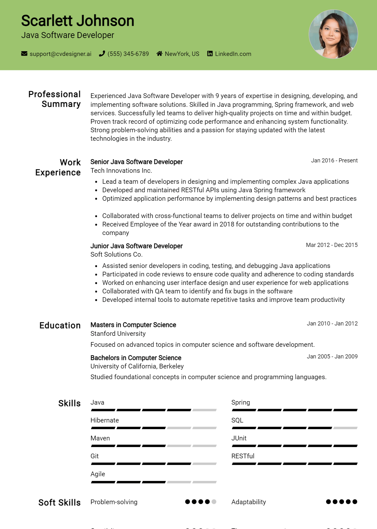 12 Java Software Engineer Resume Examples And Templates for 2024 ...