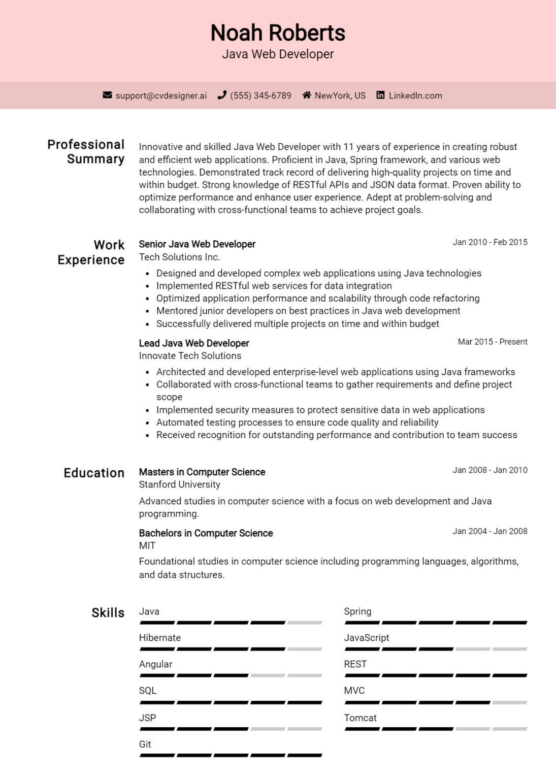 14 React JS Developer Resume Examples for 2025: Tips & Templates ...