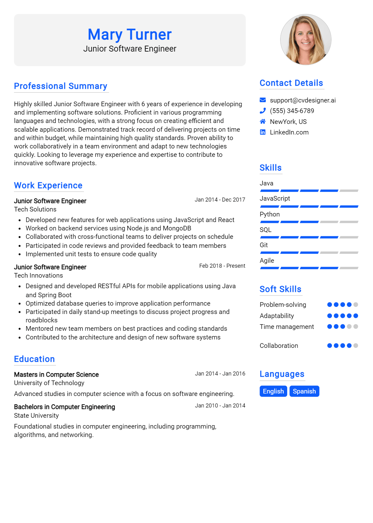 26 Software Development Engineer Resume Examples for 2024: Effective ...