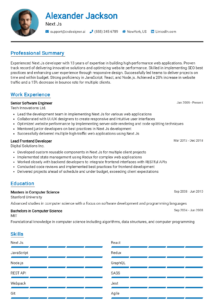 14 React JS Developer Resume Examples for 2025: Tips & Templates ...