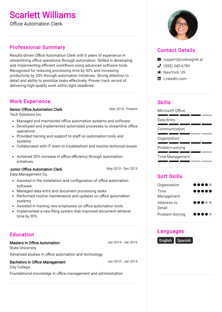 14 General Office Clerk Resume Examples For 2025: Ultimate Guide