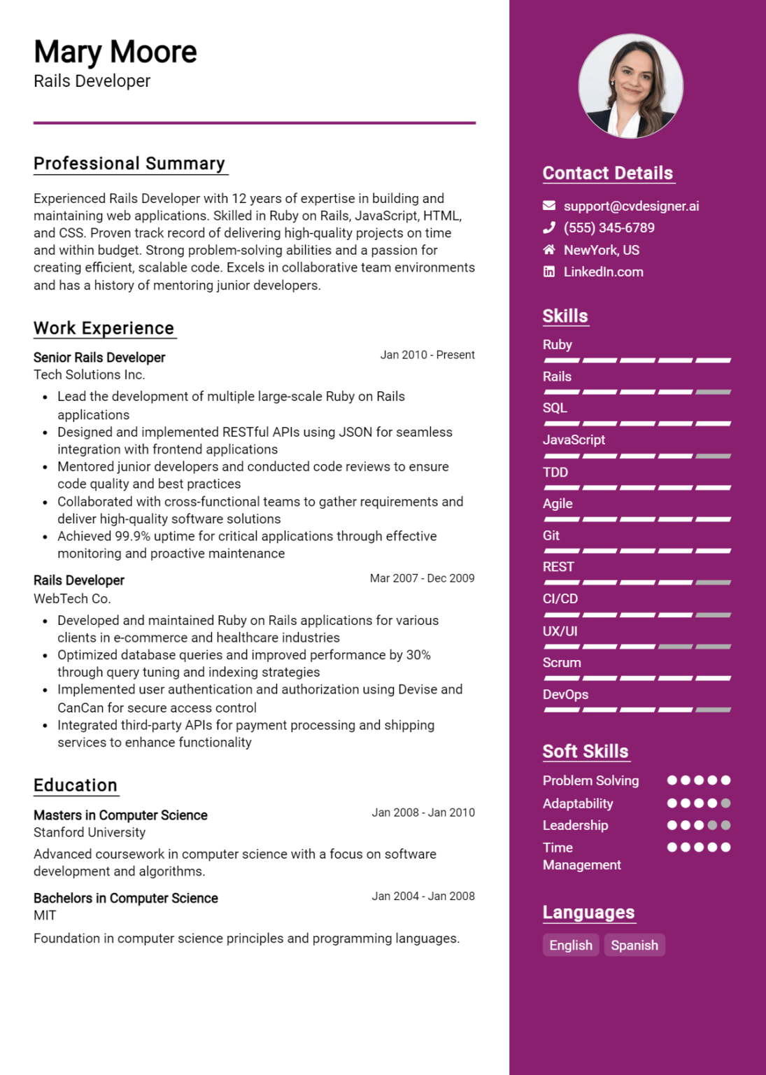 14 React JS Developer Resume Examples for 2025: Tips & Templates ...