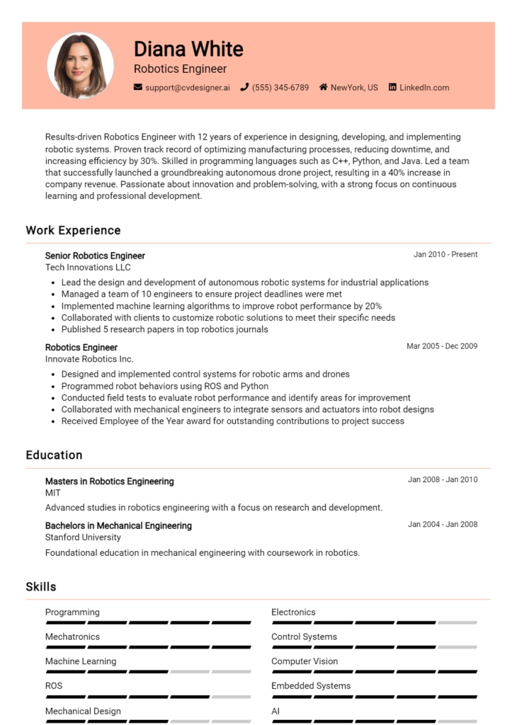 10 Natural Language Processing (NLP) Engineer Resume Examples for 2024 - CVDesigner.ai