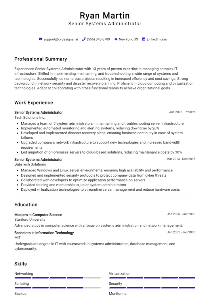 16 Systems Programmer Resume Examples And Templates for 2024 ...