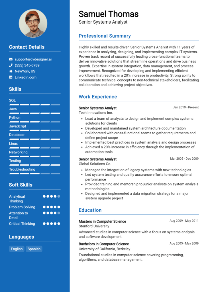 16 Systems Programmer Resume Examples And Templates for 2024 ...