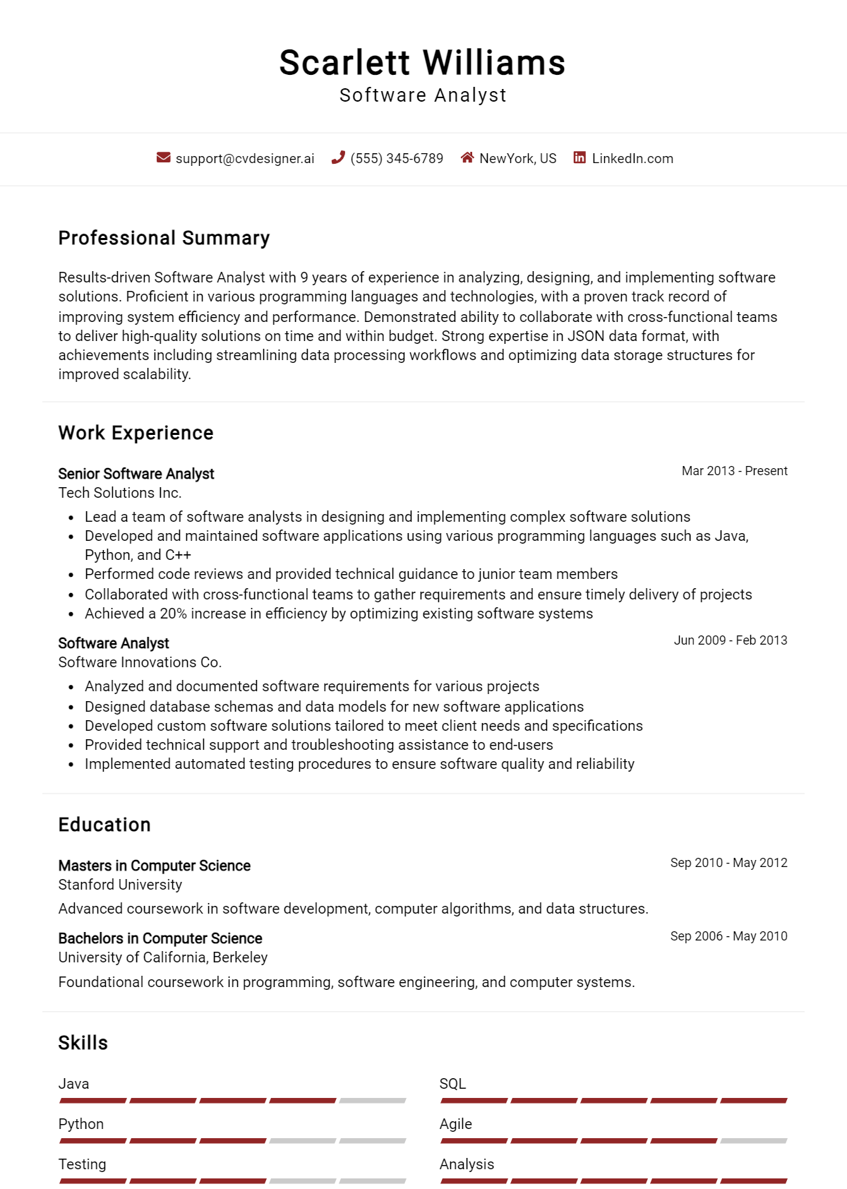 26 Software Tester Resume Examples for 2024: Resume Guide - CVDesigner.ai