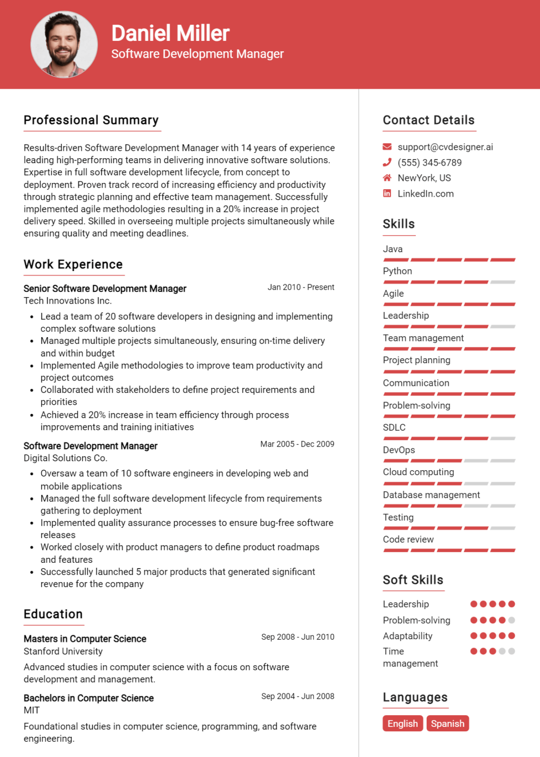 26 Software Development Engineer Resume Examples for 2024: Effective ...