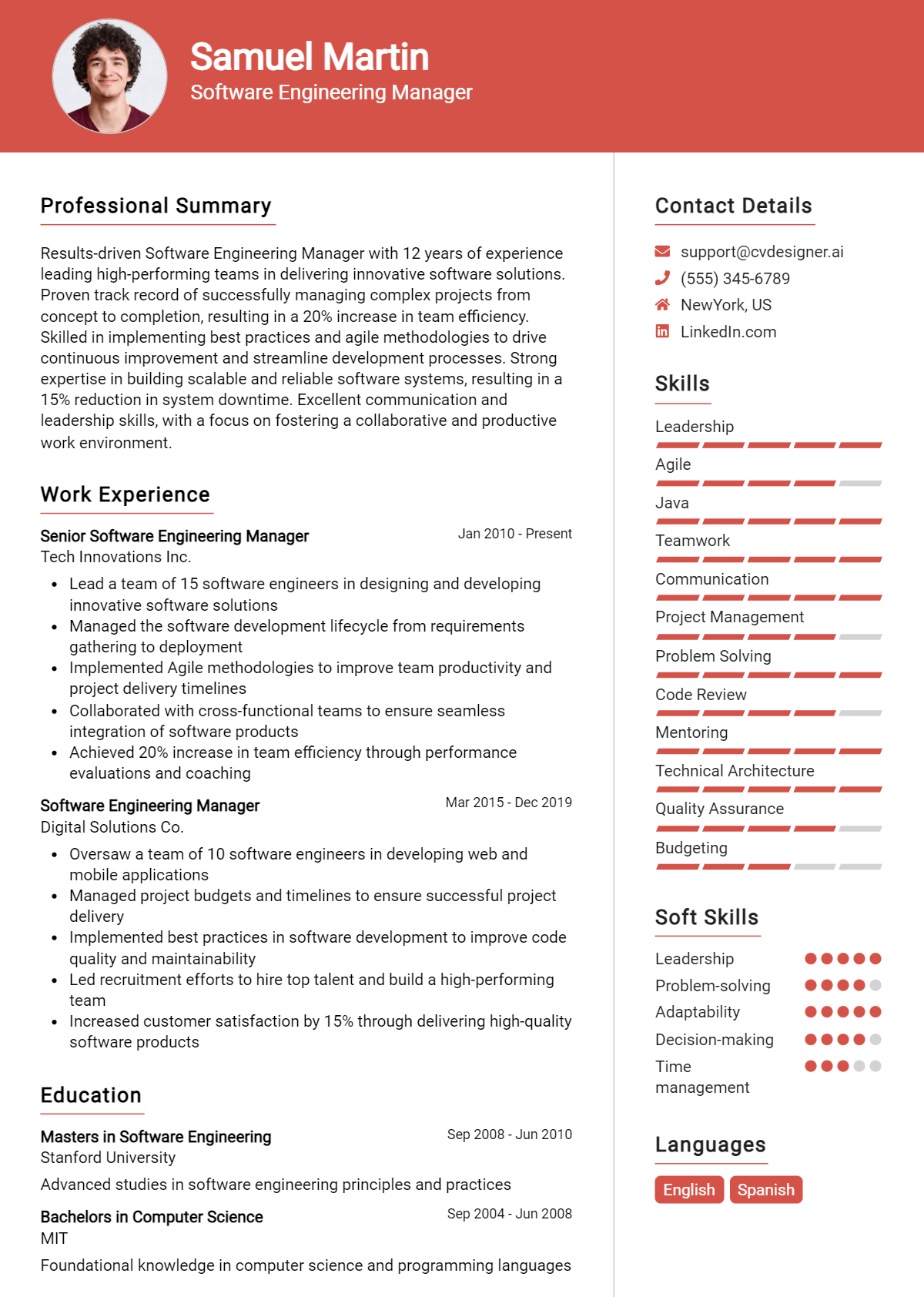 26 Software Development Engineer Resume Examples for 2024: Effective ...