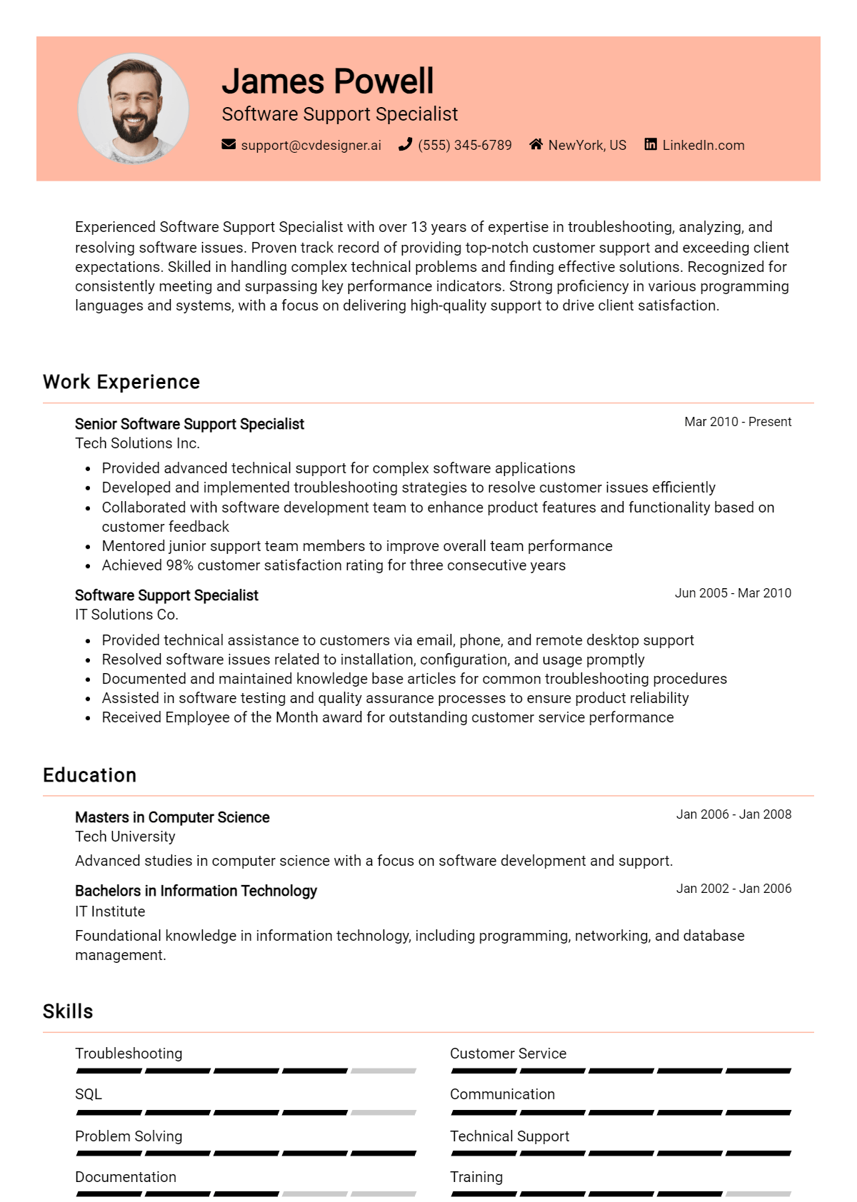 26 Software Tester Resume Examples for 2024: Resume Guide - CVDesigner.ai