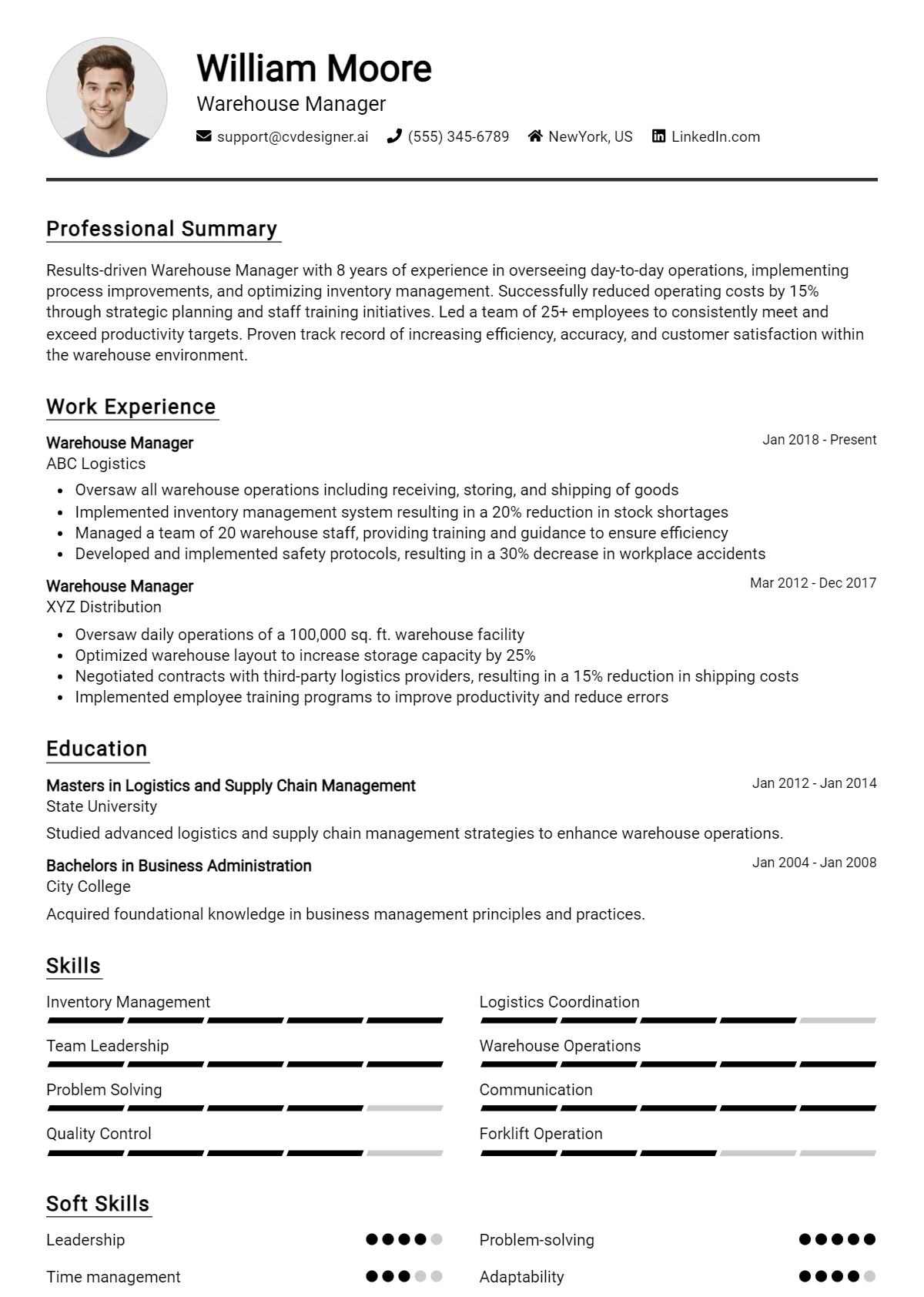 9 Inventory Control Manager Resume Examples for 2025: How to Craft a ...