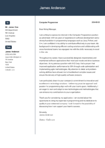 20 Program Manager Cover Letter Examples & Samples for 2024 - CVDesigner.ai