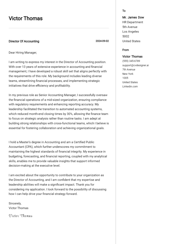 13 Accounting Clerk Cover Letter Examples For 2025 Free Templates Cvdesignerai 