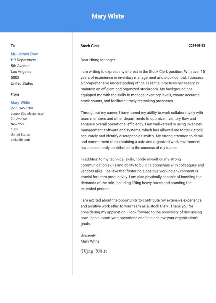18 Front Office Clerk Cover Letter Examples For 2024 (writing Guide